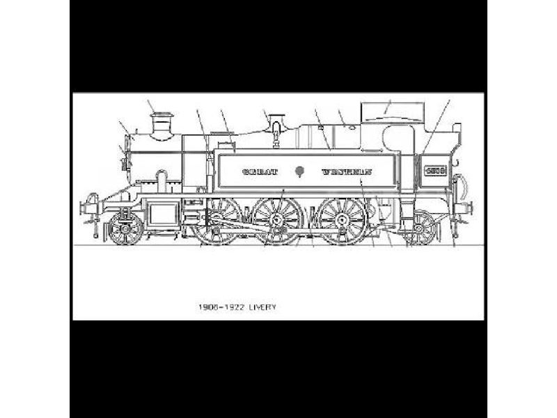 G.W.R. 45xx class Locomotive Kit